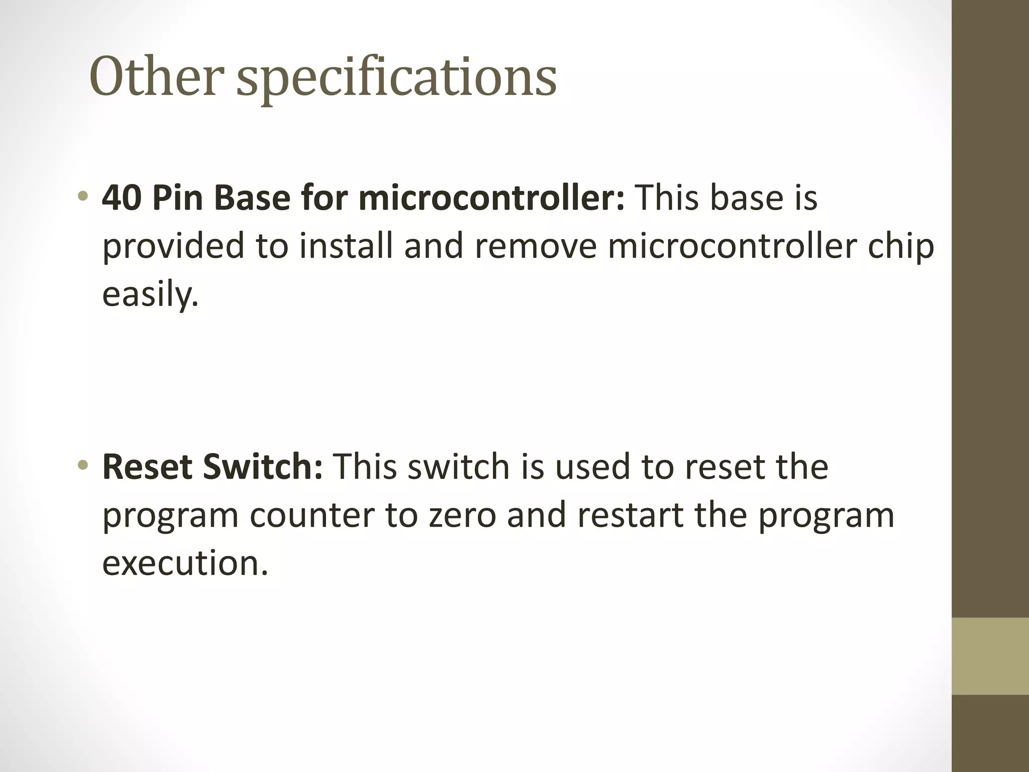 microcontroller board ppt | PPT