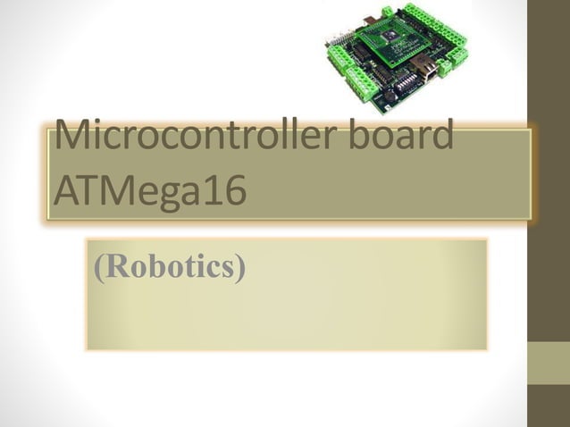 microcontroller board ppt | PPT
