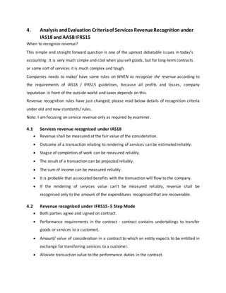 Revenue Recognition Final Assignment | PDF