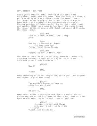 Script Sample Short | PDF