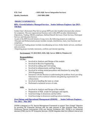 Sushma_Bhat_CV | DOC | Databases | Computer Software and Applications