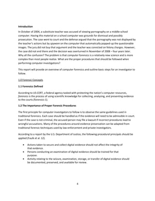 Forensic Procedures | PDF