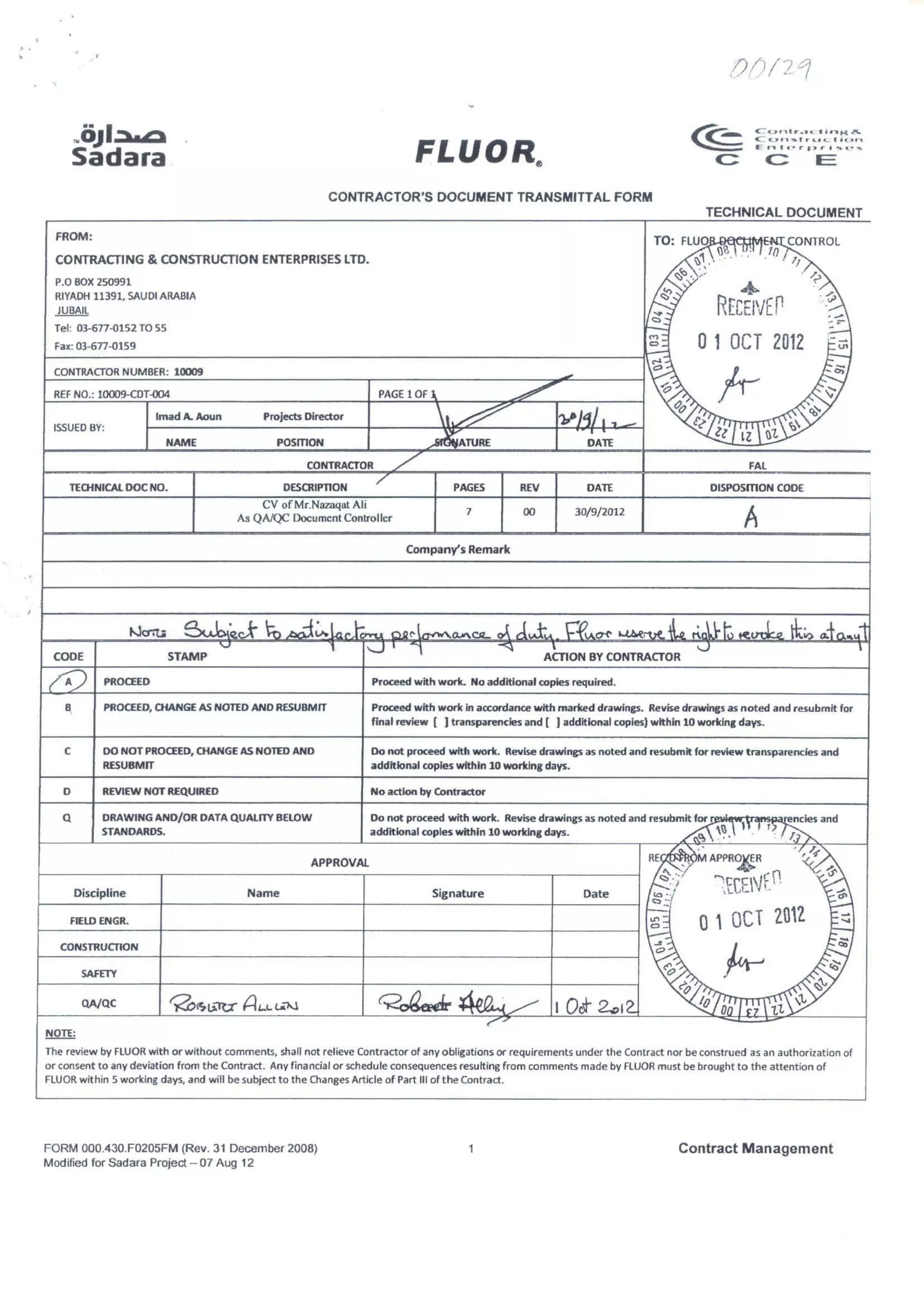 FAL-CCE-003 CDT | PDF