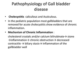 Gallbladder Disease in Children | PPTX