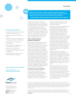 State of Missouri ForeScout Case Study | PDF