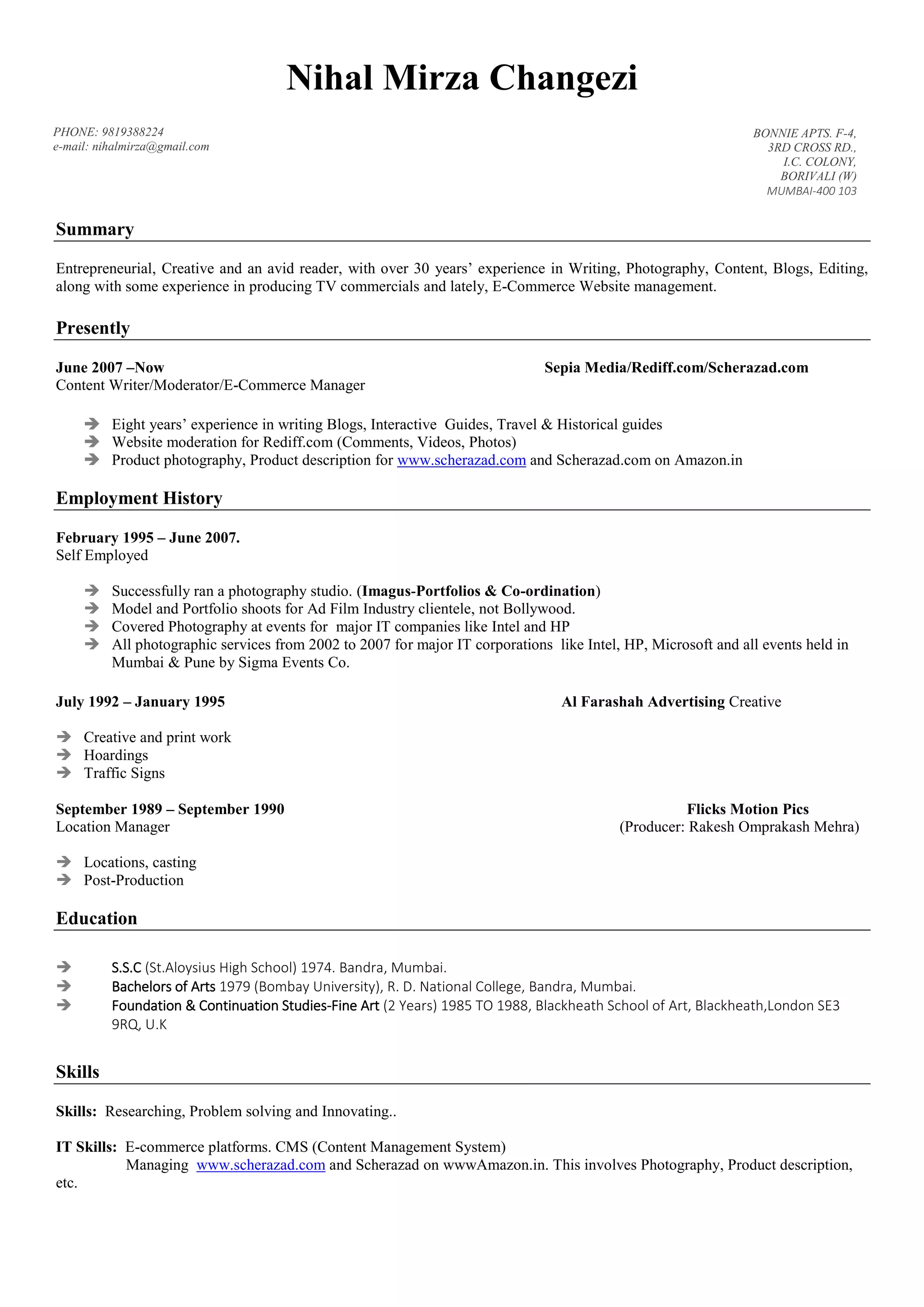 nihal-cv4-ilovepdf-compressed (1) | PDF | Technology & Computing