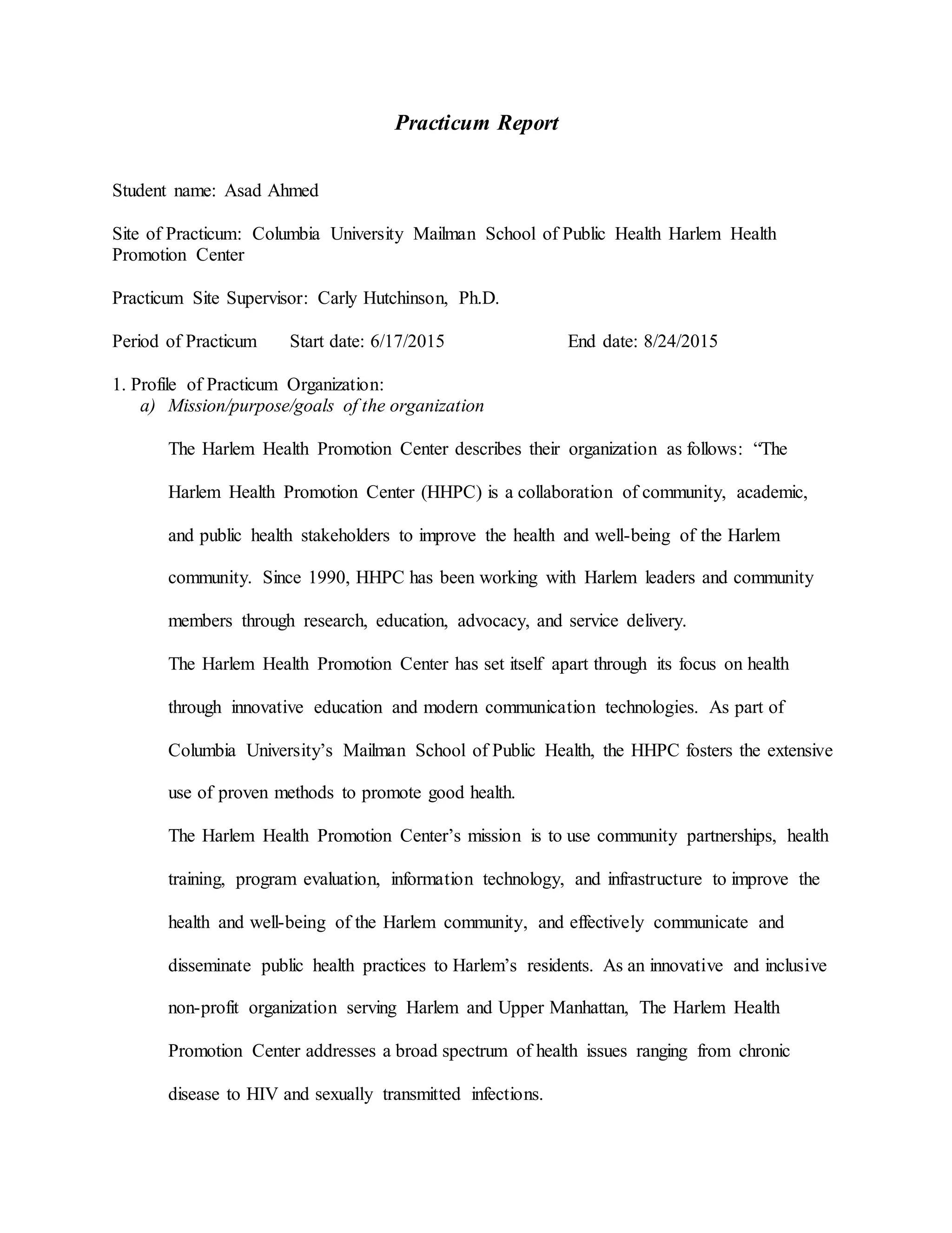 Practicum_Report Template-ws 1_1_2014 (1) (2) (1) (1) | DOCX ...