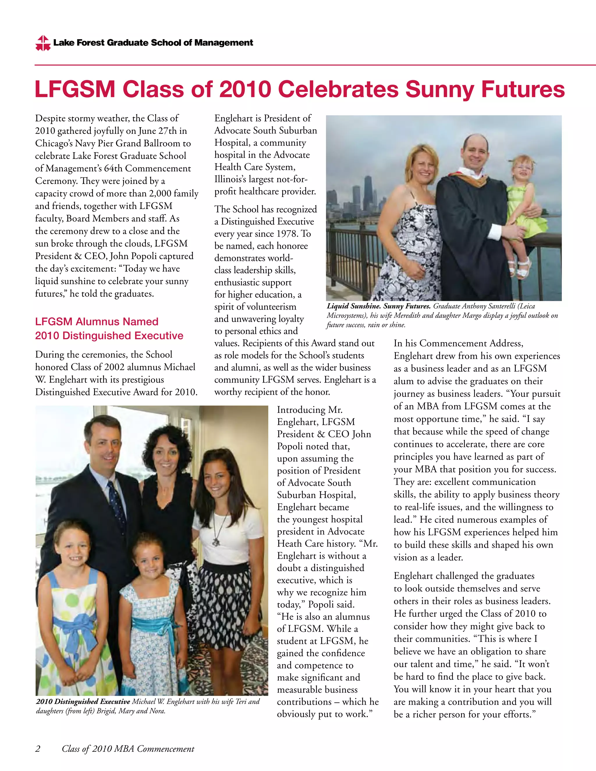 MBA graduation newsletter | PDF