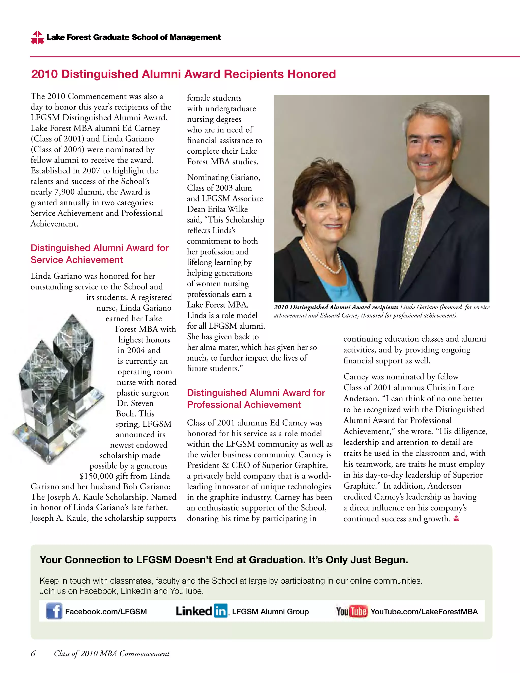 MBA graduation newsletter | PDF