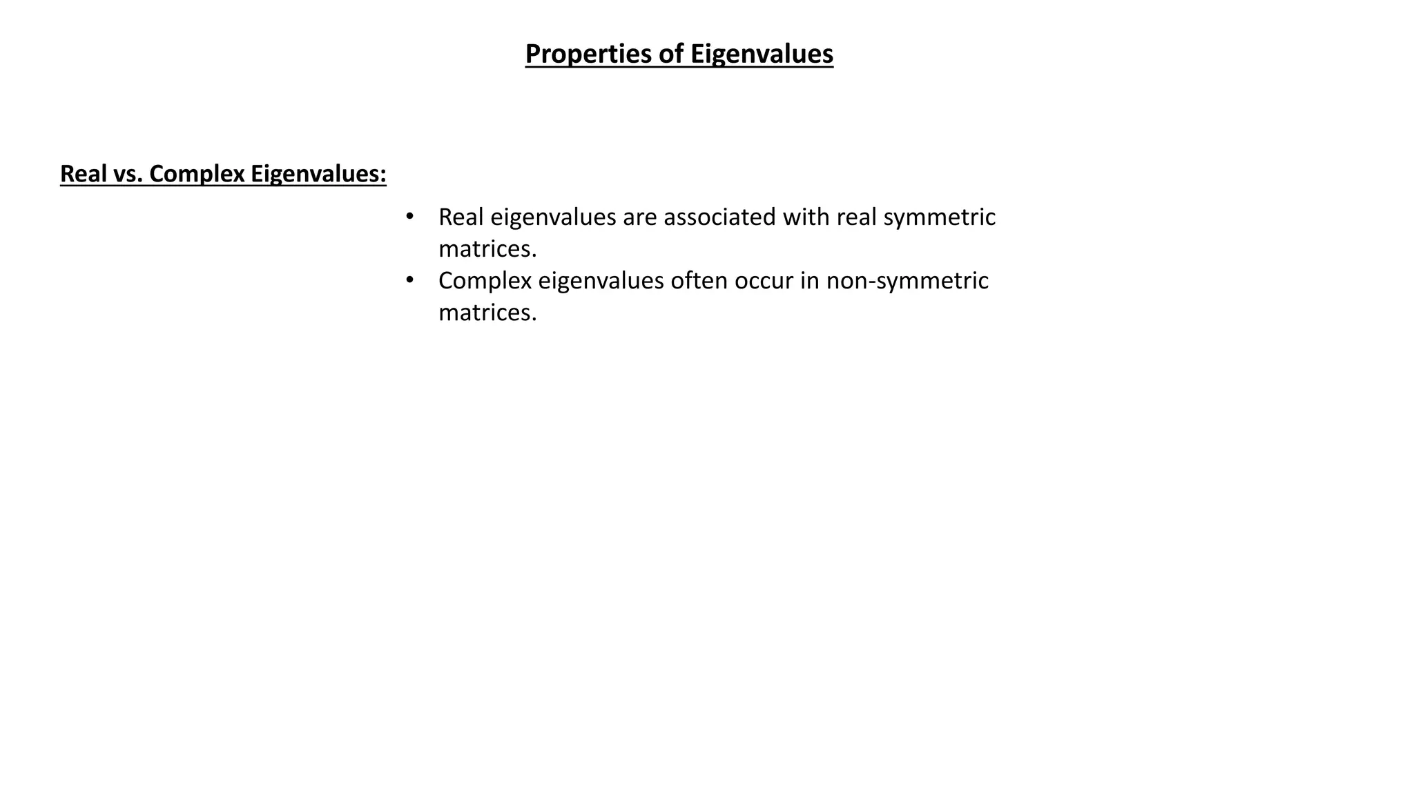 Understanding Eigenvalues And Eigenvectors Ppt Presentation Ppt 