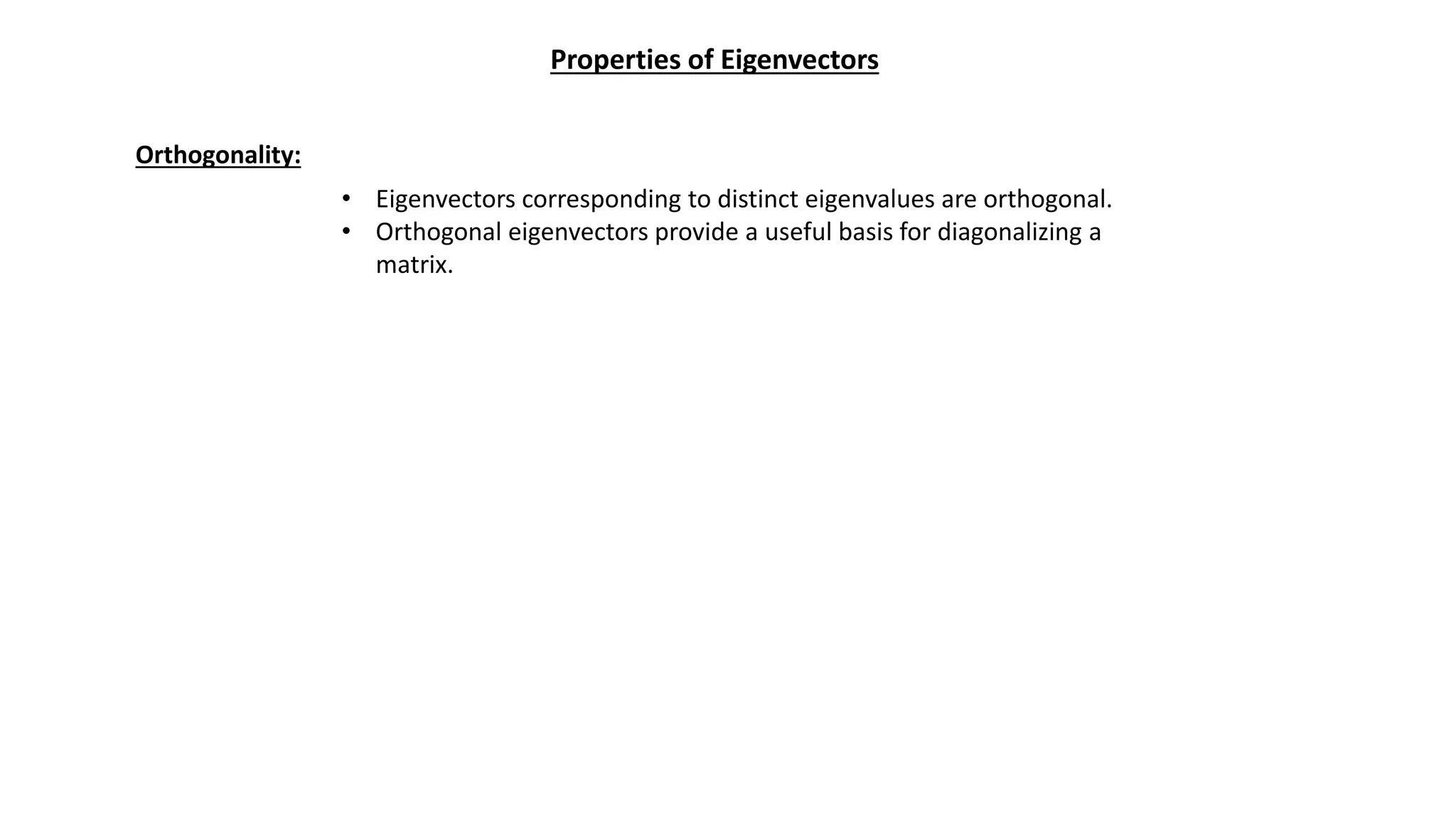 Understanding Eigenvalues and Eigenvectors PPT presentation | PDF