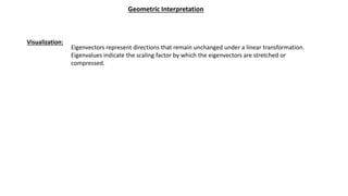 Understanding Eigenvalues and Eigenvectors PPT presentation | PDF