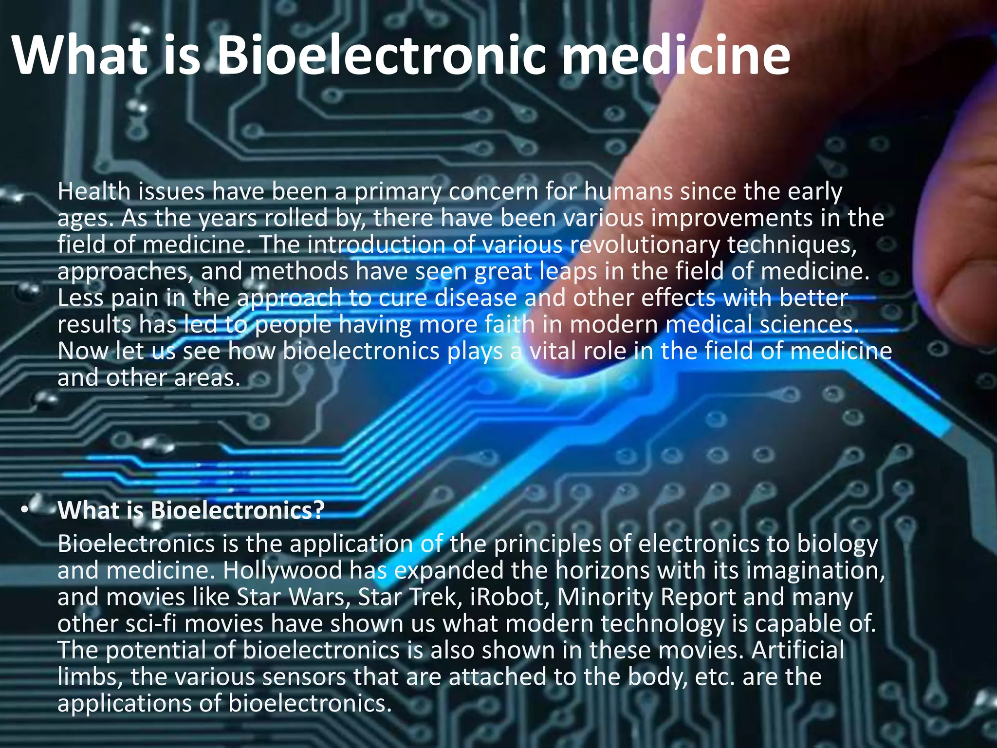 BIOELECTRONIC medicine | PPTX