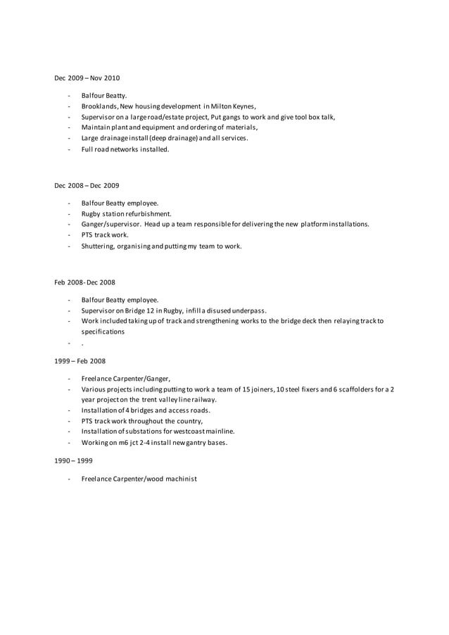 Nick Kennedy cv | PDF