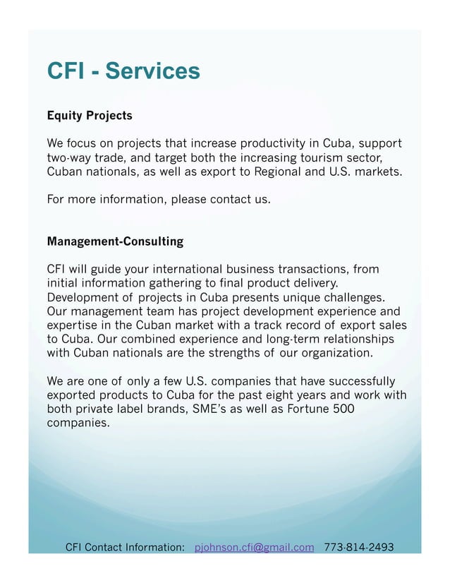 CFI-Overview | PDF | Free Download
