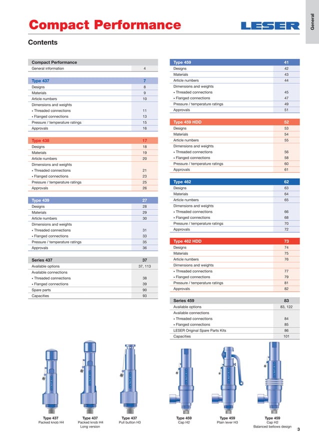 LESER-Safety-Valve-Compact-Performance-Extended-Catalog-EN | PDF | Auto ...