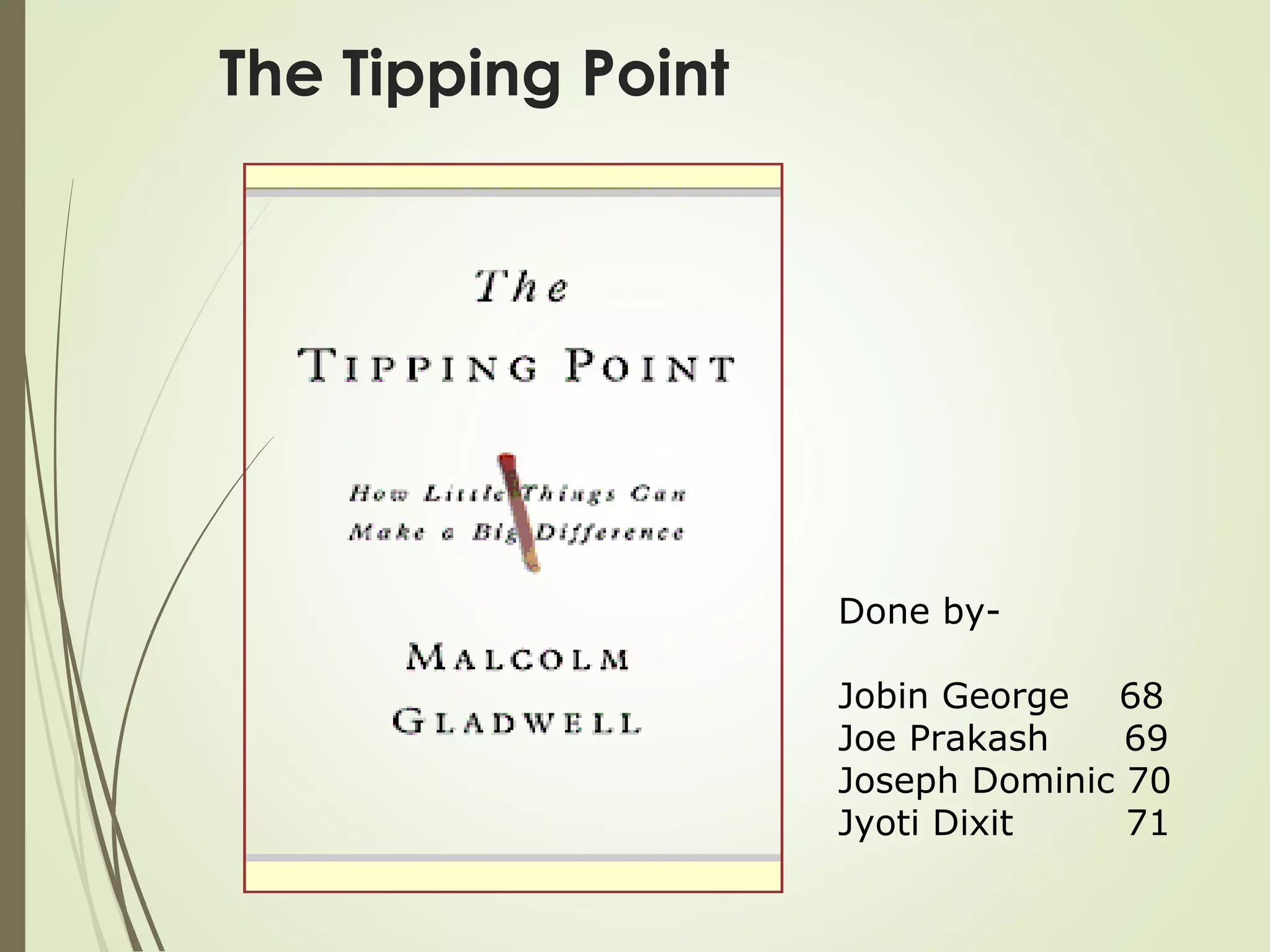 The Tipping point | PPT