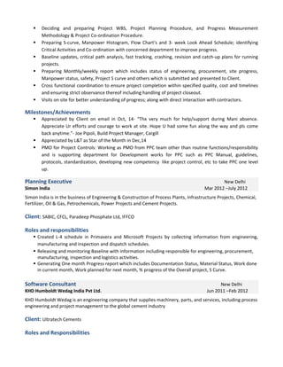 Somya Sharma_Resume_May 16 | PDF | Civil Engineering Industry | Industries