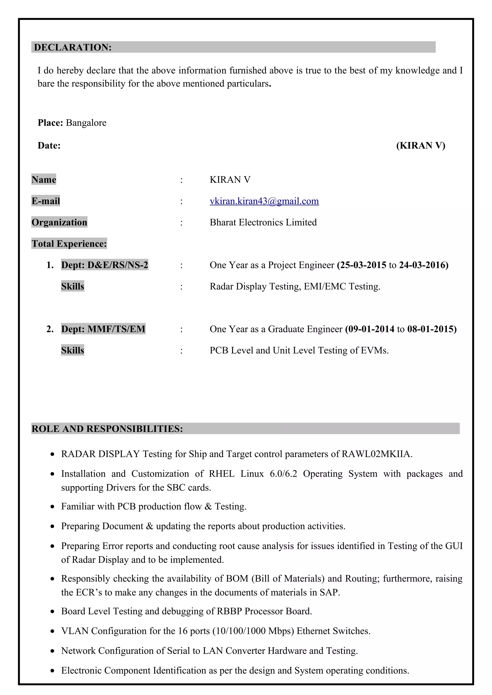 RESUME | PDF
