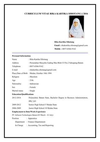 CURRICULUM VITAE | PDF | Careers