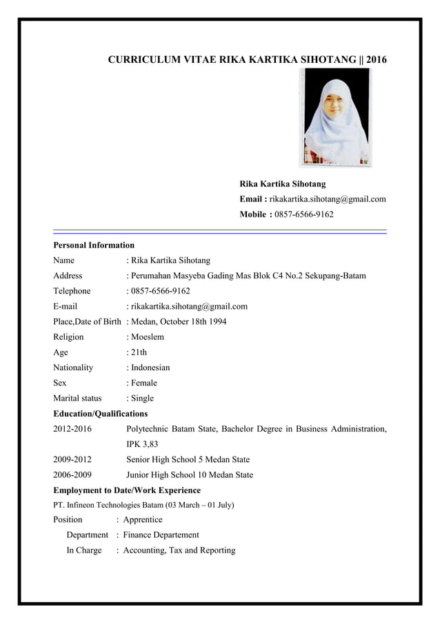 CURRICULUM VITAE | PDF | Careers