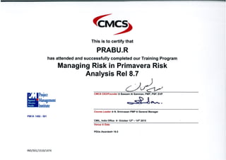 PRA Certificate | PPT