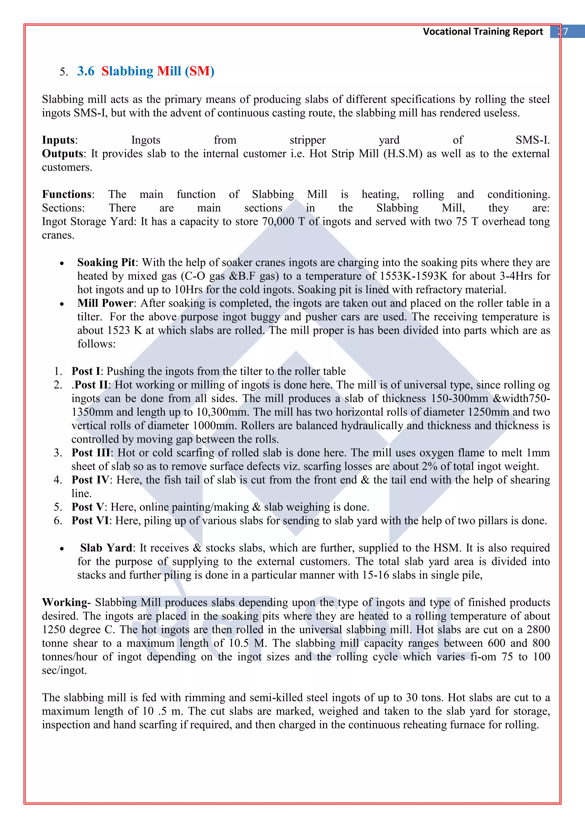 Vocational Training in Steel Authority of India Limited (SAIL)-Bokaro ...