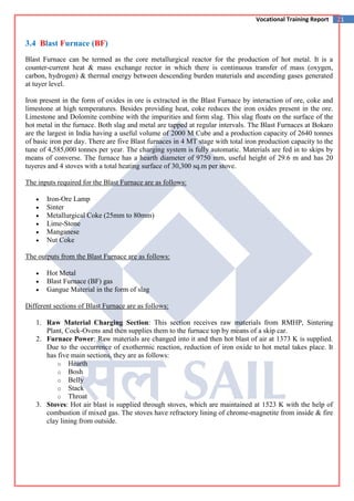 Vocational Training in Steel Authority of India Limited (SAIL)-Bokaro ...