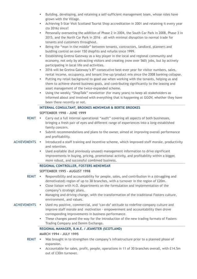 CV - Peter Gardner | PDF | Resume Writing and Advice | Job Search