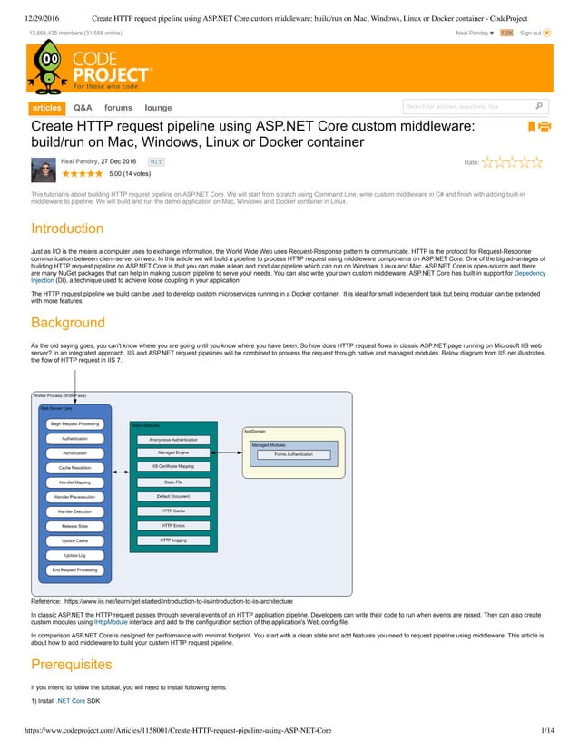 CreateHTTPRequestPipelineASPNetCore | PDF CreateHTTPRequestPipelineASPNetCore | PDF