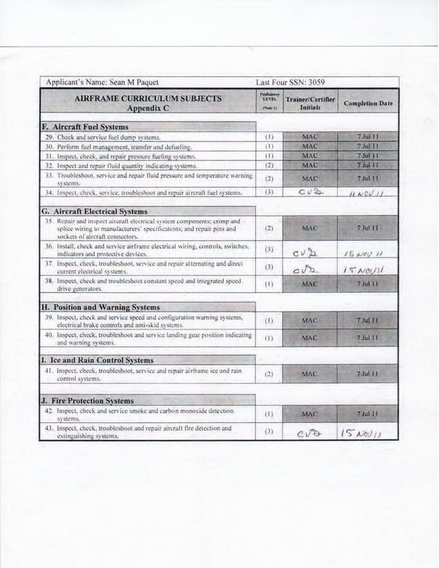 6. Airframe & Powerplant License Package | PDF