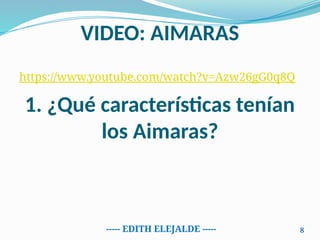 CULTURA AYMARA - REINOS AIMARAS COMPLETO.pptx