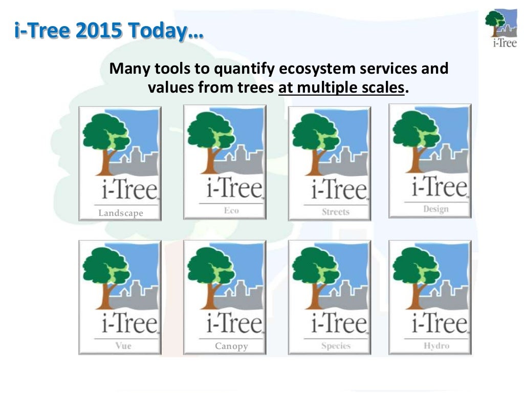 I Tree Landscape And I Tree Eco Application Updates 