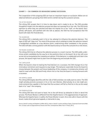 Seven Myths of CEO Succession | PDF