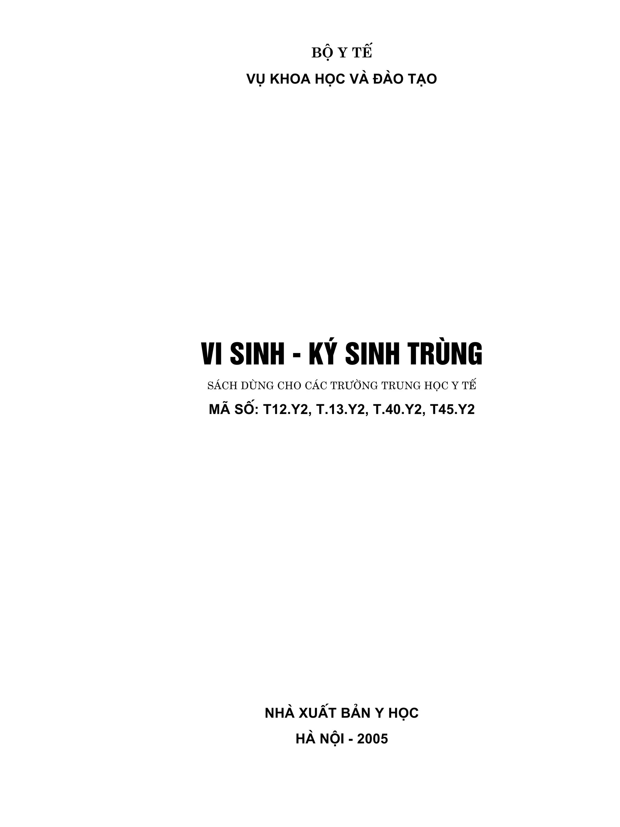 Vi sinh ký sinh trùng | PDF