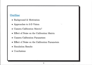 Slides camera calibration_measurement_noise | PPT