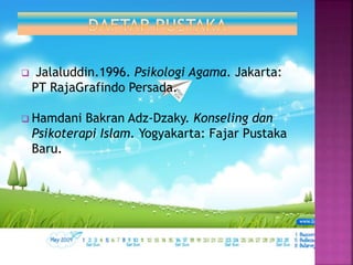 Hubungan Agama Islam dengan Mental dalam Bimbingan Konseling | PPTX