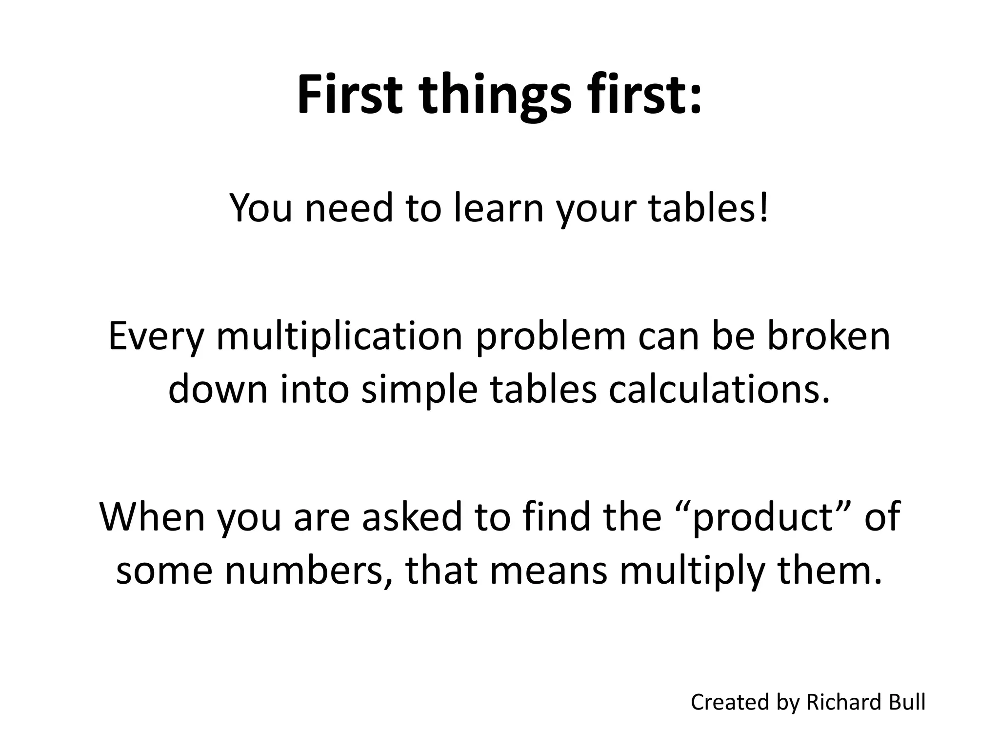 3a. multiplication, division | PPT