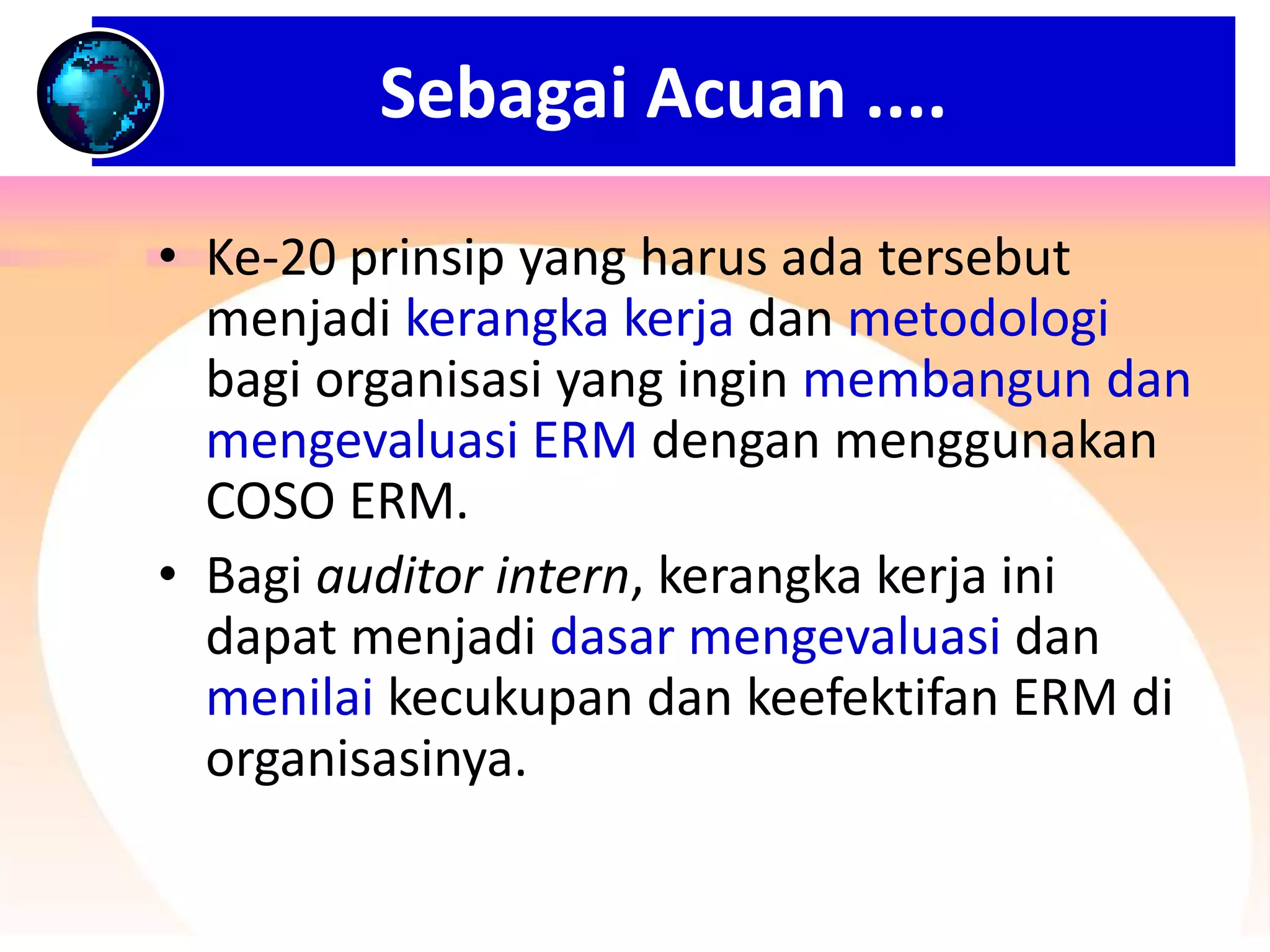 COSO ERM: 2017_Integrating with Strategy and Performance _Training ...