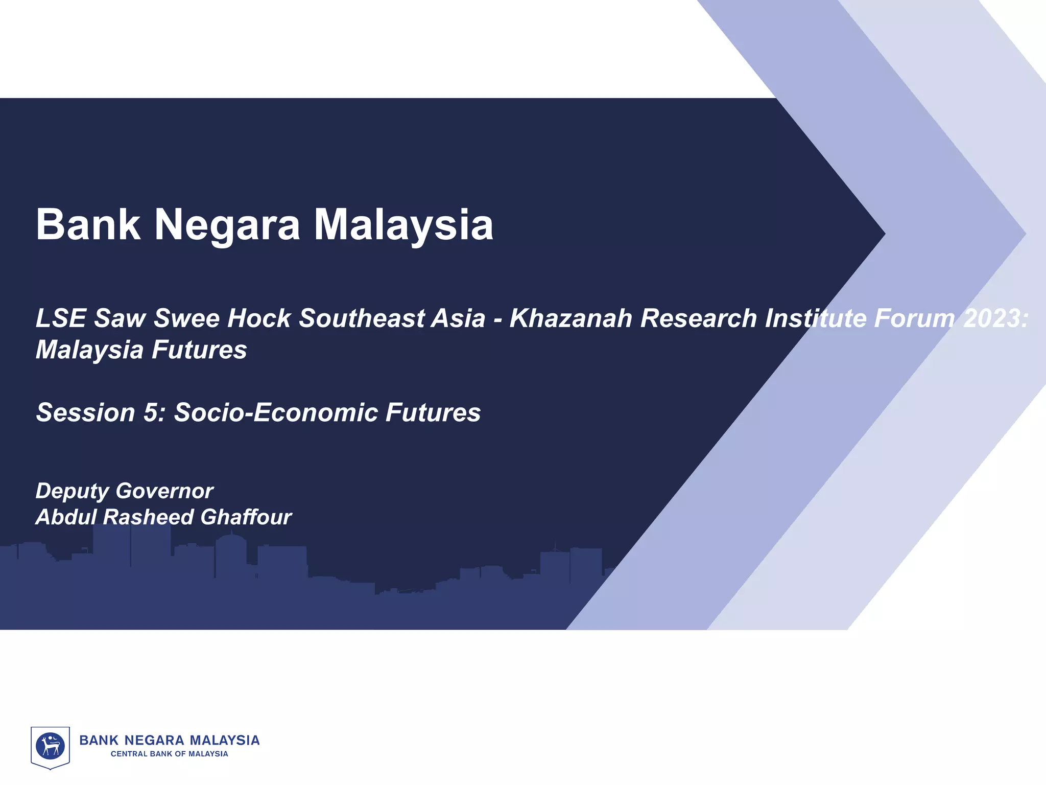 Session 5 - Socio-Economic Futures_Datuk Abdul Rasheed Ghaffour_ | PDF ...