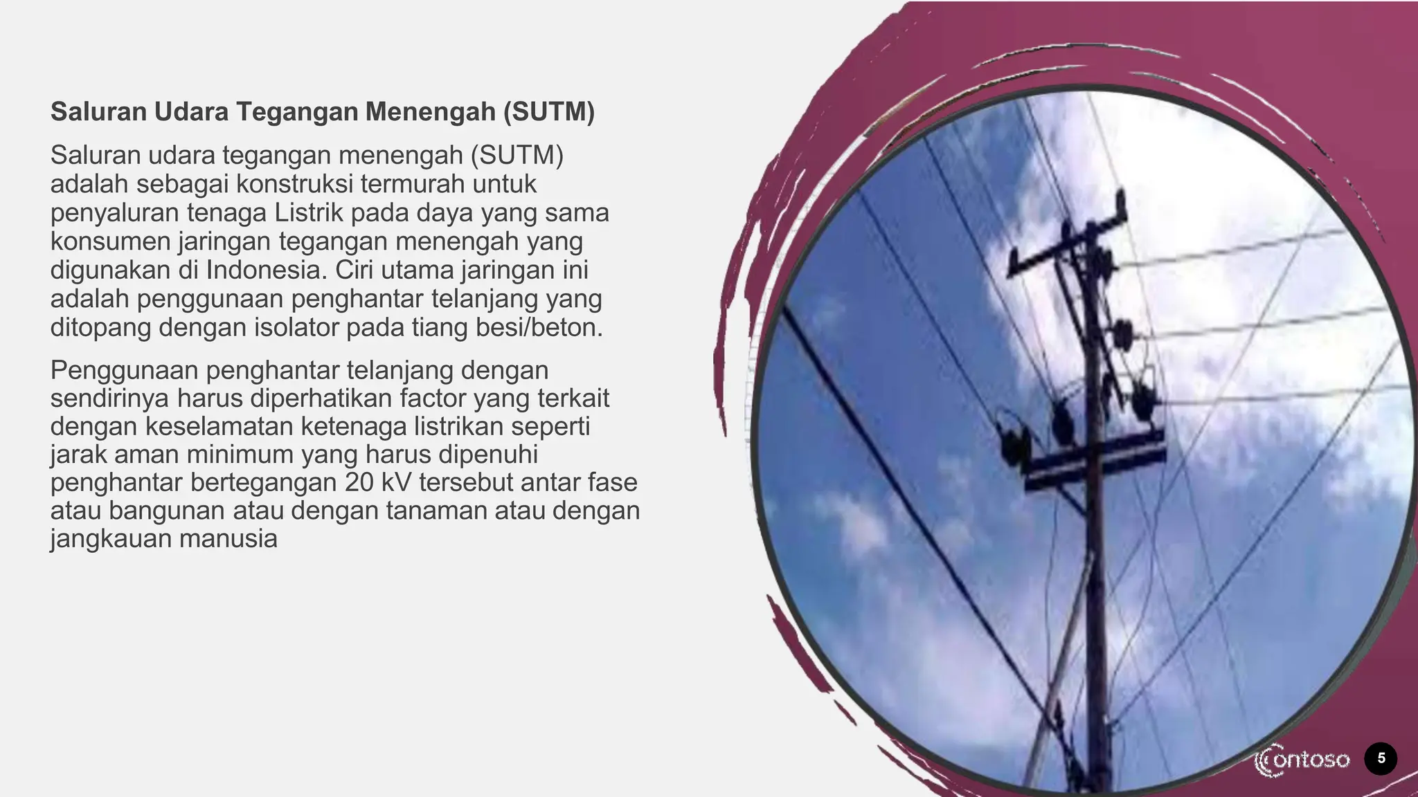 JARINGAN TEGANGAN MENENGAH SISTEM TENAGA LISTRIK 20 KV | PPTX