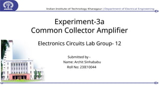 3a.pptx. Amplifier design in electronics lab | PPTX