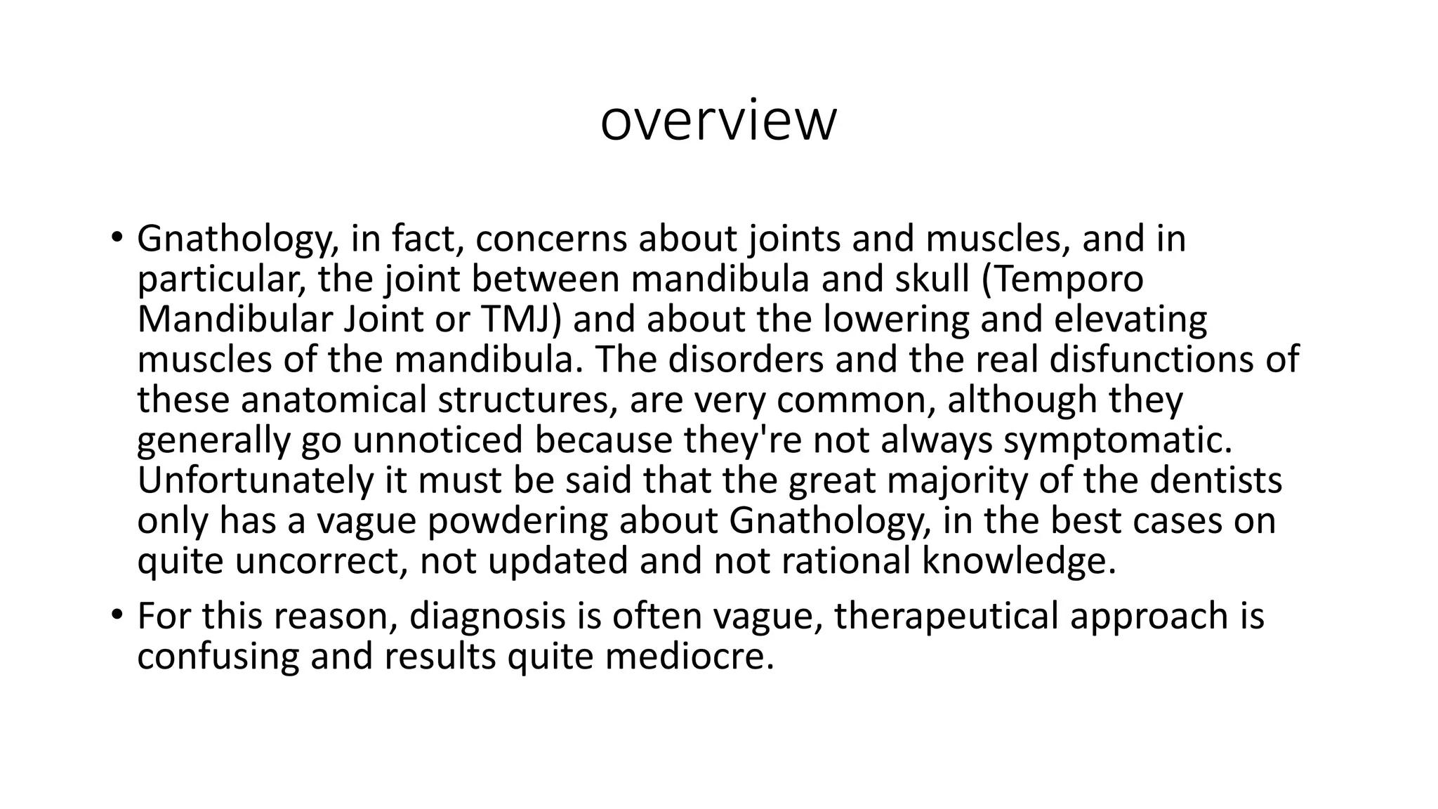 basics of gnathology | PPTX