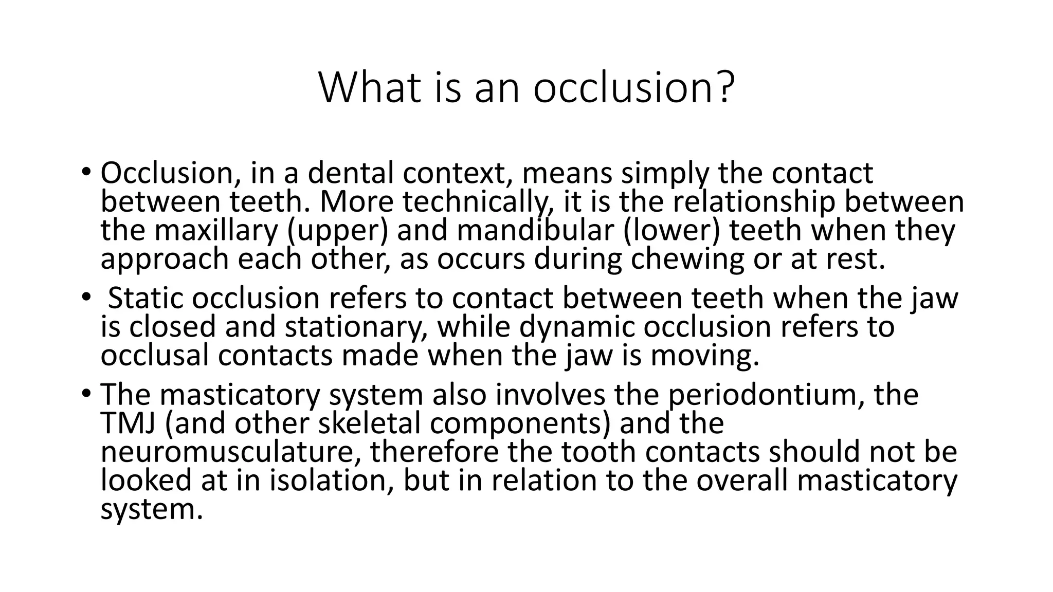 basics of gnathology | PPTX