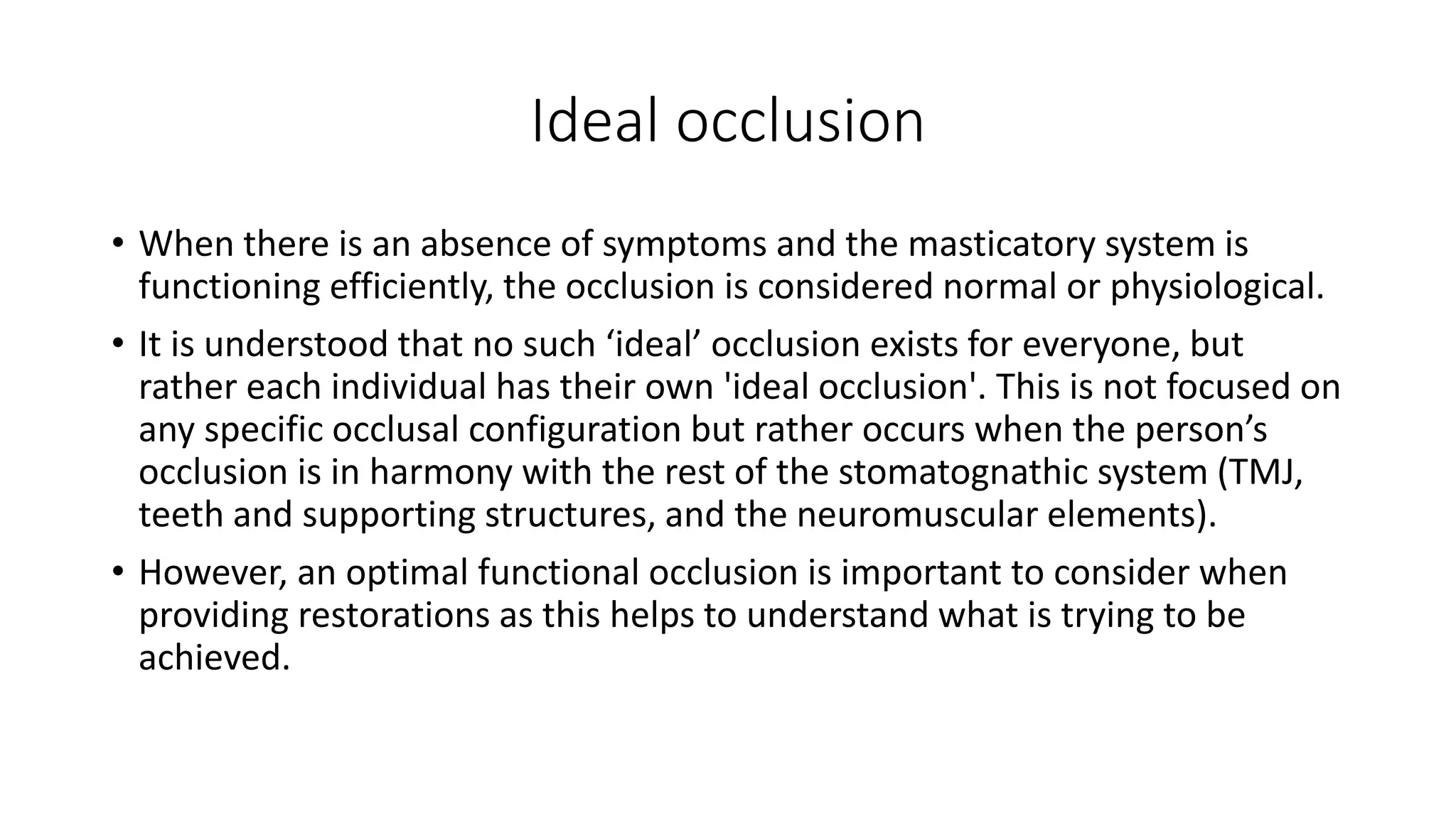 basics of gnathology | PPTX