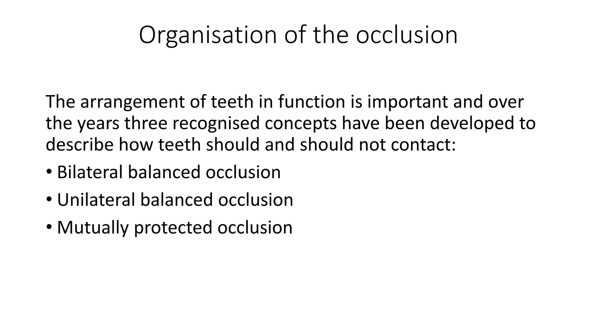 basics of gnathology | PPTX