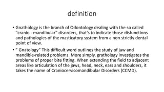 basics of gnathology | PPTX