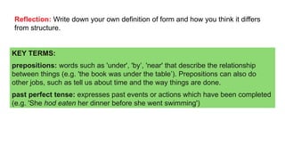 3a - Form and Structure PowerPoint for AICE Lang.pptx