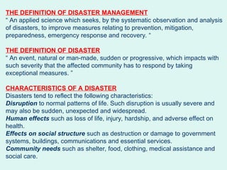 3A -INSIGHTS ON DISASTER MANAGEMENT - 17 slides.ppt