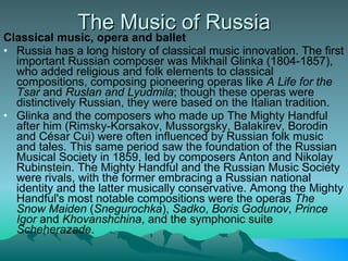 3 A Nationalism And Russian Composers | PPT